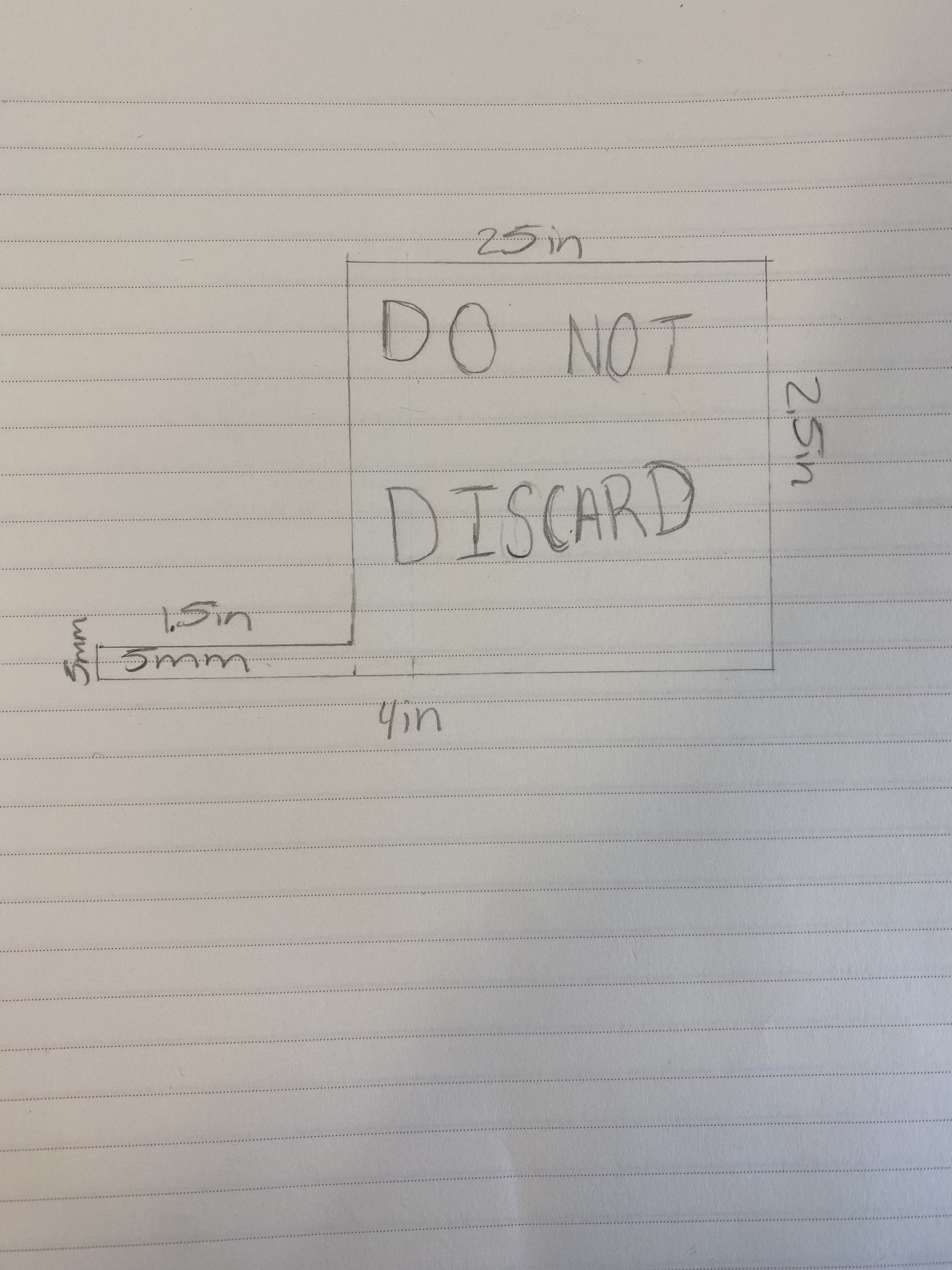 “DO NOT DISCARD” Laser Cut Sign – The Learning Repository